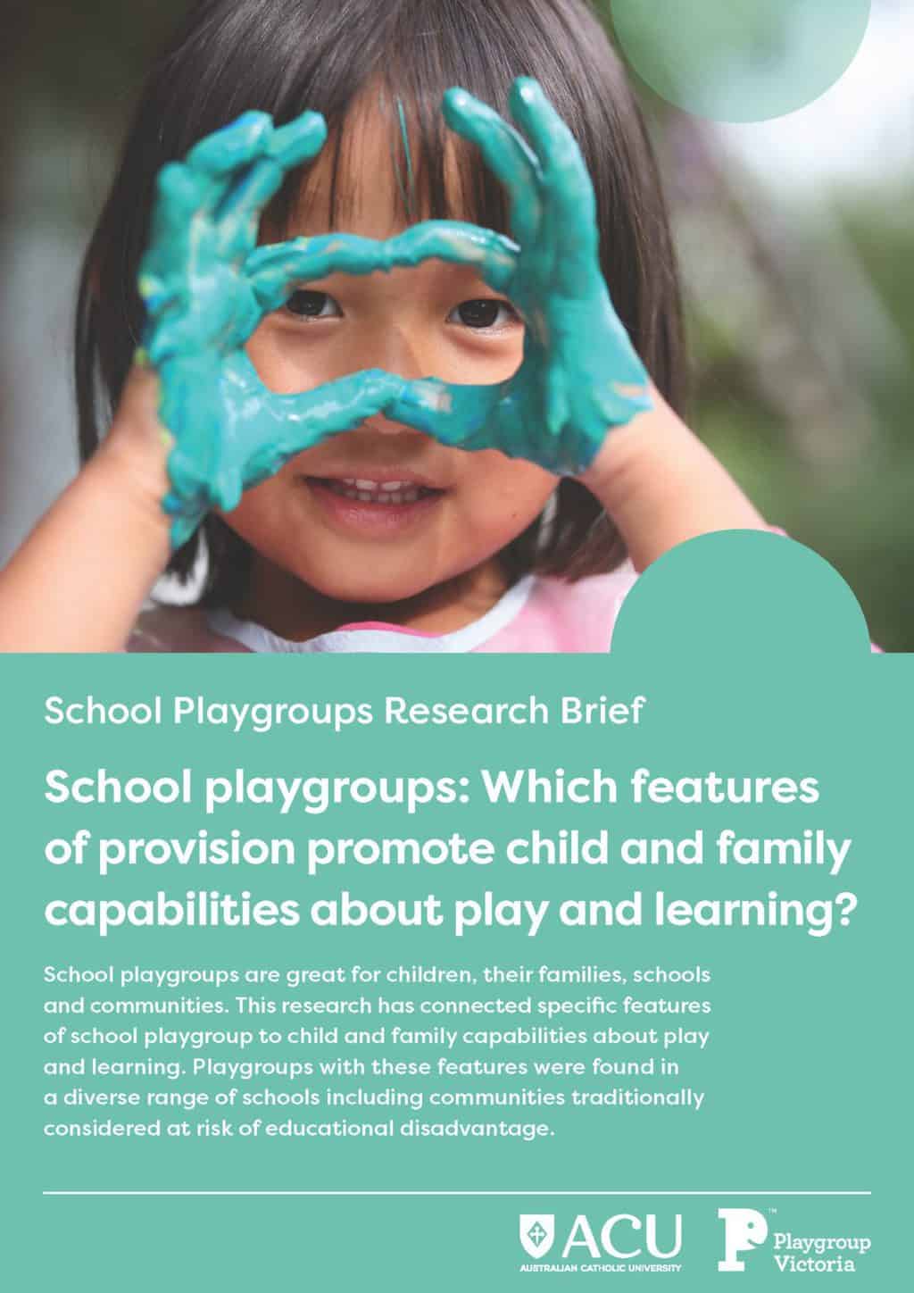 School Playgroups - Playgroup Victoria
